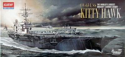 Academy 14210 USS CVN-63 Kitty Hawk 1/800 | PLASTIKOVÉ MODELY - TAMIYA ...