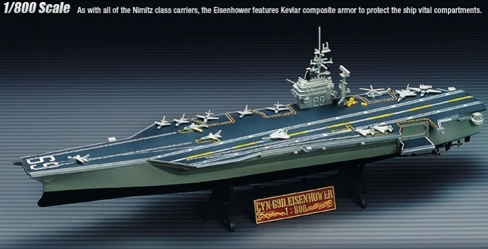 Academy 14212 USS CVN-69 Eisenhower 1/800 | PLASTIKOVÉ MODELY - TAMIYA ...